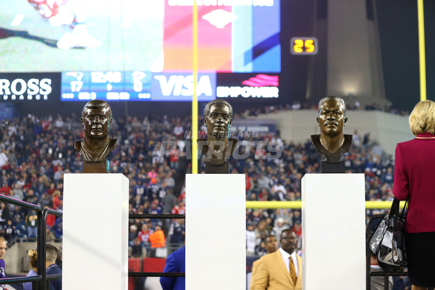 Pro Football Hall of Fame Halftime Ceremony | The Patriots Hall of Fame