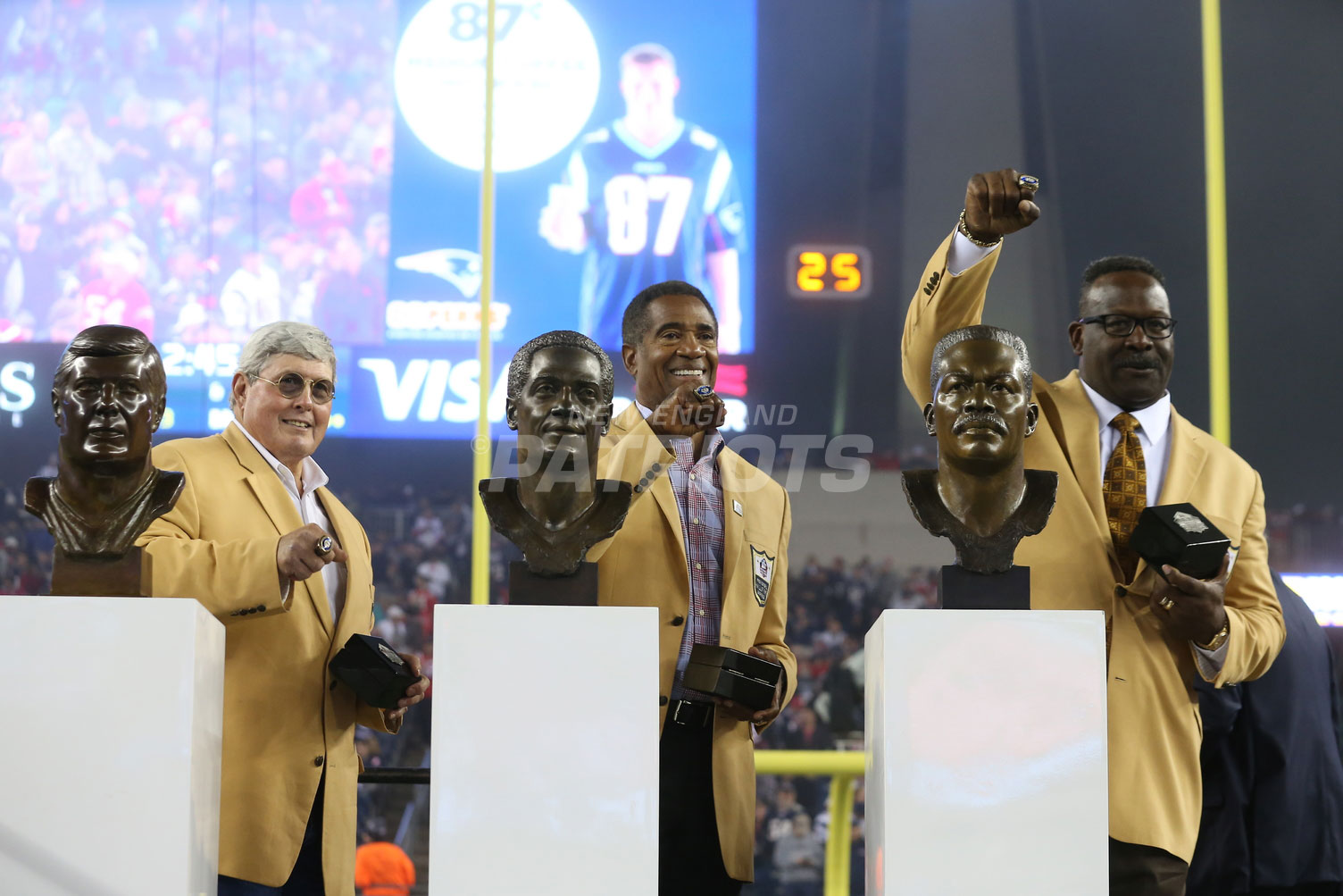 Pro Football Hall Of Fame Halftime Ceremony The Patriots Hall Of Fame