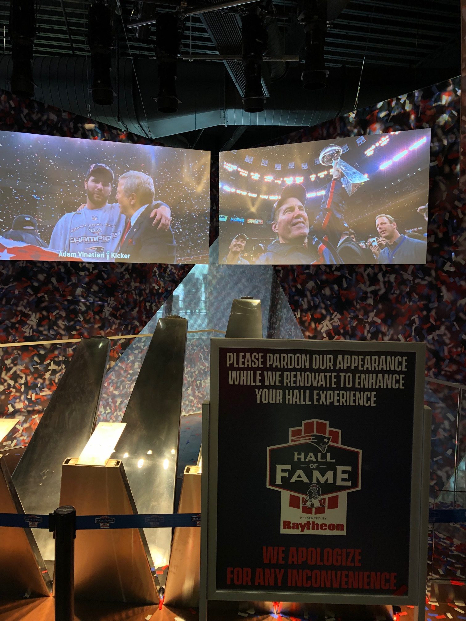Super Bowl renovations underway | The Patriots Hall of Fame