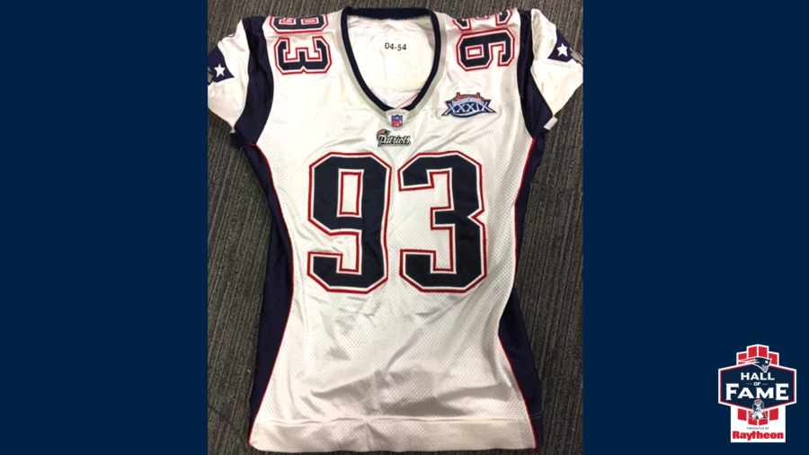Richard Seymour Artifacts The Patriots Hall Of Fame